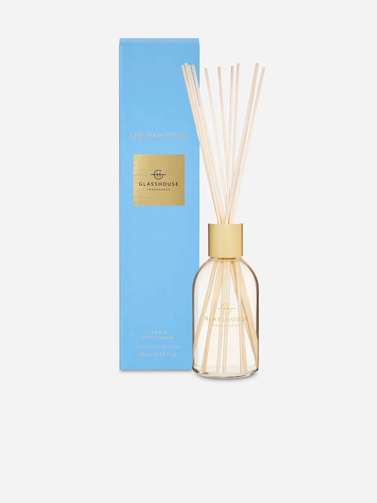 The Hamptons Glasshouse 250ml Diffuser - Rio Perfumes
