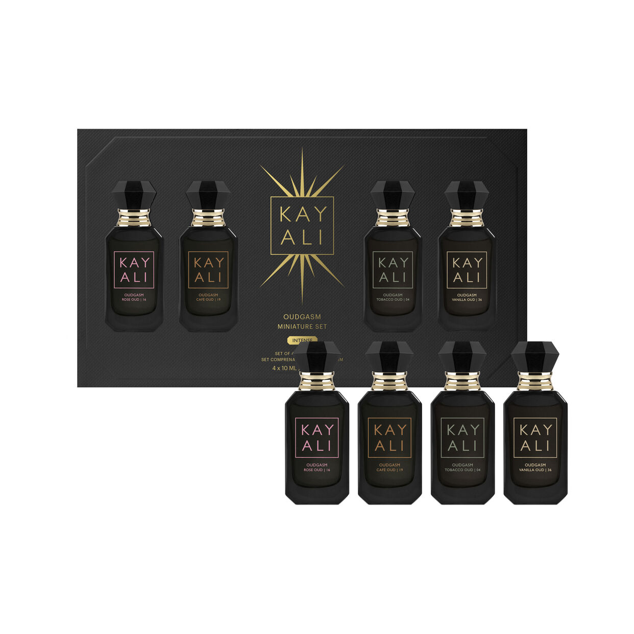 Kayali Oudgasm 4x10ml Miniature gift set - Rio Perfumes