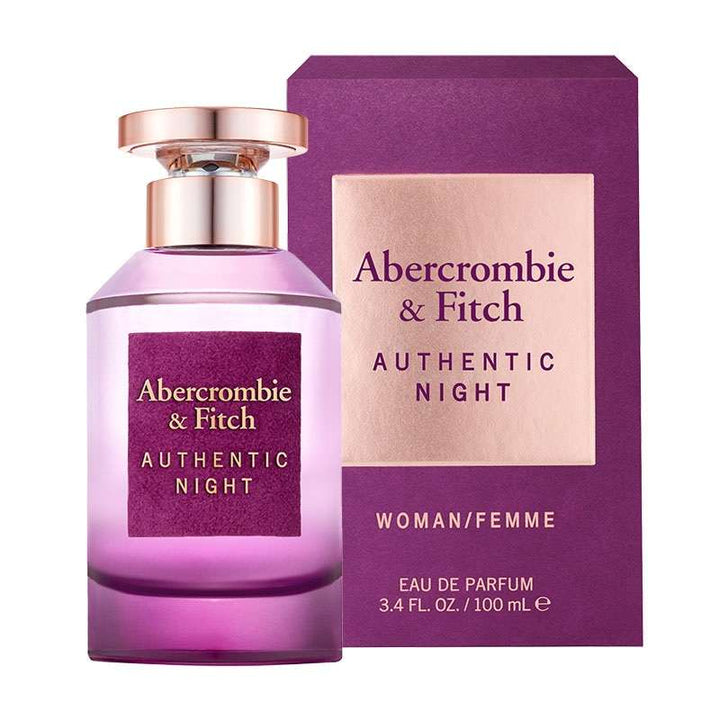 Abercrombie & Fitch Authentic Night 100ml Eau De Parfum - Rio Perfumes